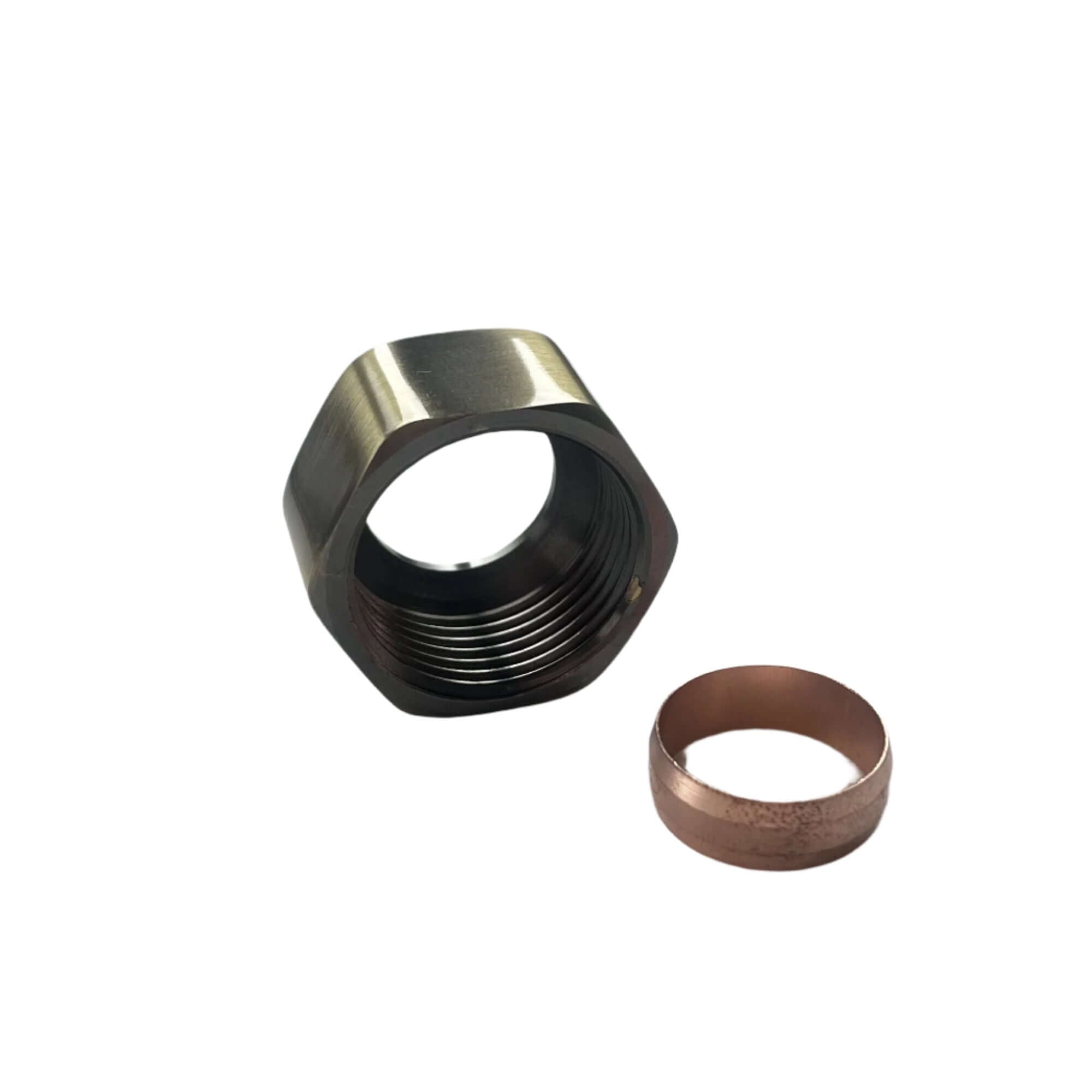 Riser Rail 3/4" Nut - G10 in Antique Brass | Enki