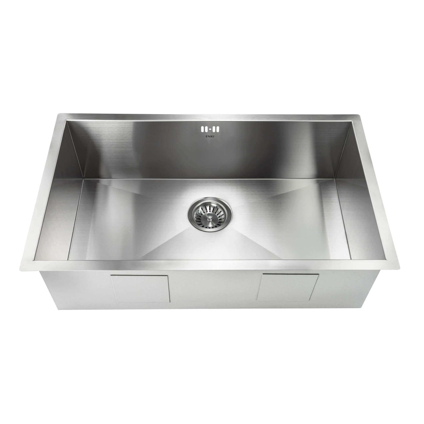 Bali Brushed Steel Sink 760x455mm - House of Enki