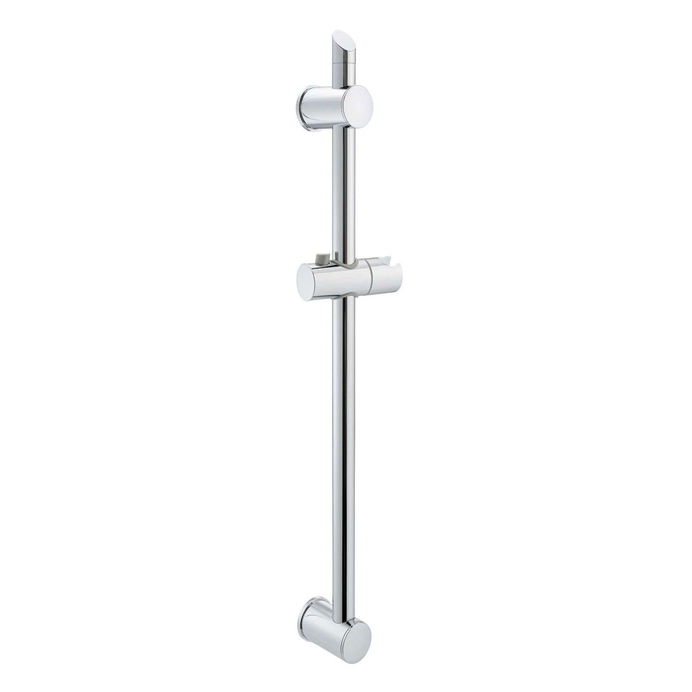 Chrome Shower Rail: Modern and Adjustable - 1 Year Guarantee