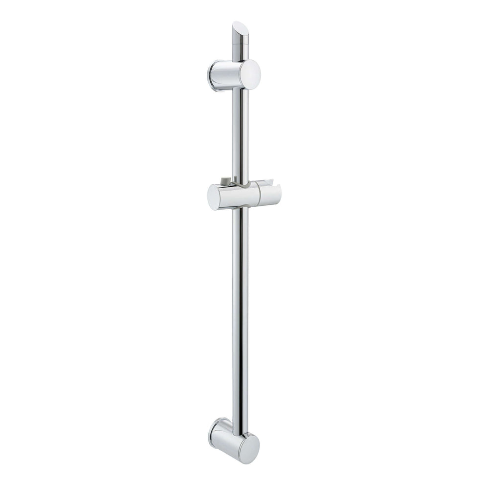 Chrome Shower Rail: Modern and Adjustable - 1 Year Guarantee