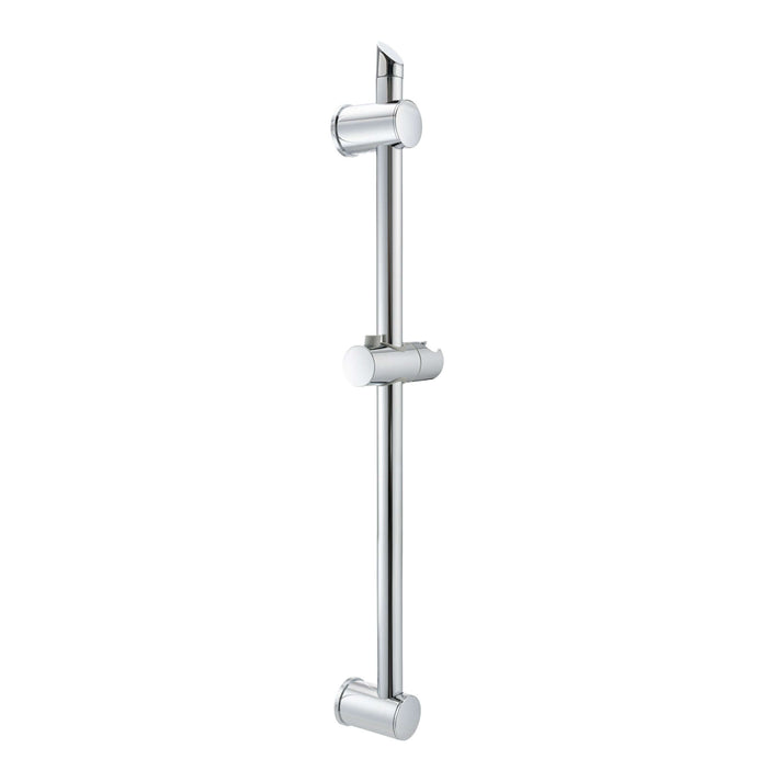 Chrome Shower Rail: Modern and Adjustable - 1 Year Guarantee