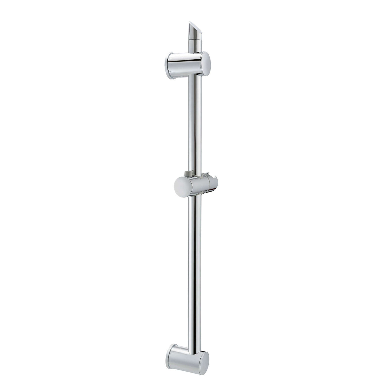 Chrome Shower Rail: Modern and Adjustable - 1 Year Guarantee