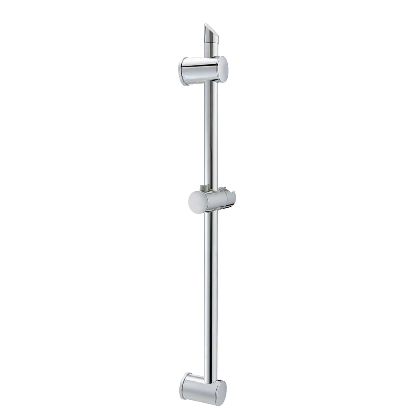 Chrome Shower Rail: Modern and Adjustable - 1 Year Guarantee