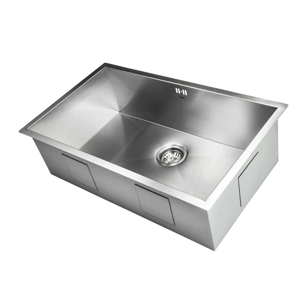 Bali Brushed Steel Sink 760x455mm - House of Enki
