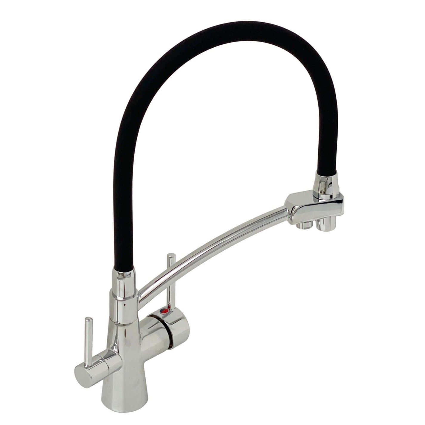 Geneva contemporary pull out 3 way kitchen sink filter mixer tap ...